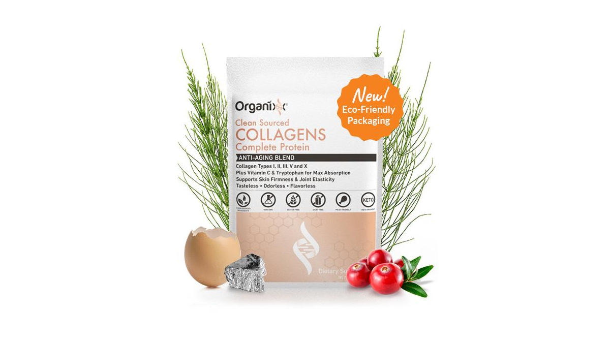 Organixx Clean Sourced Collagens: The Best Anti-Aging Aid!